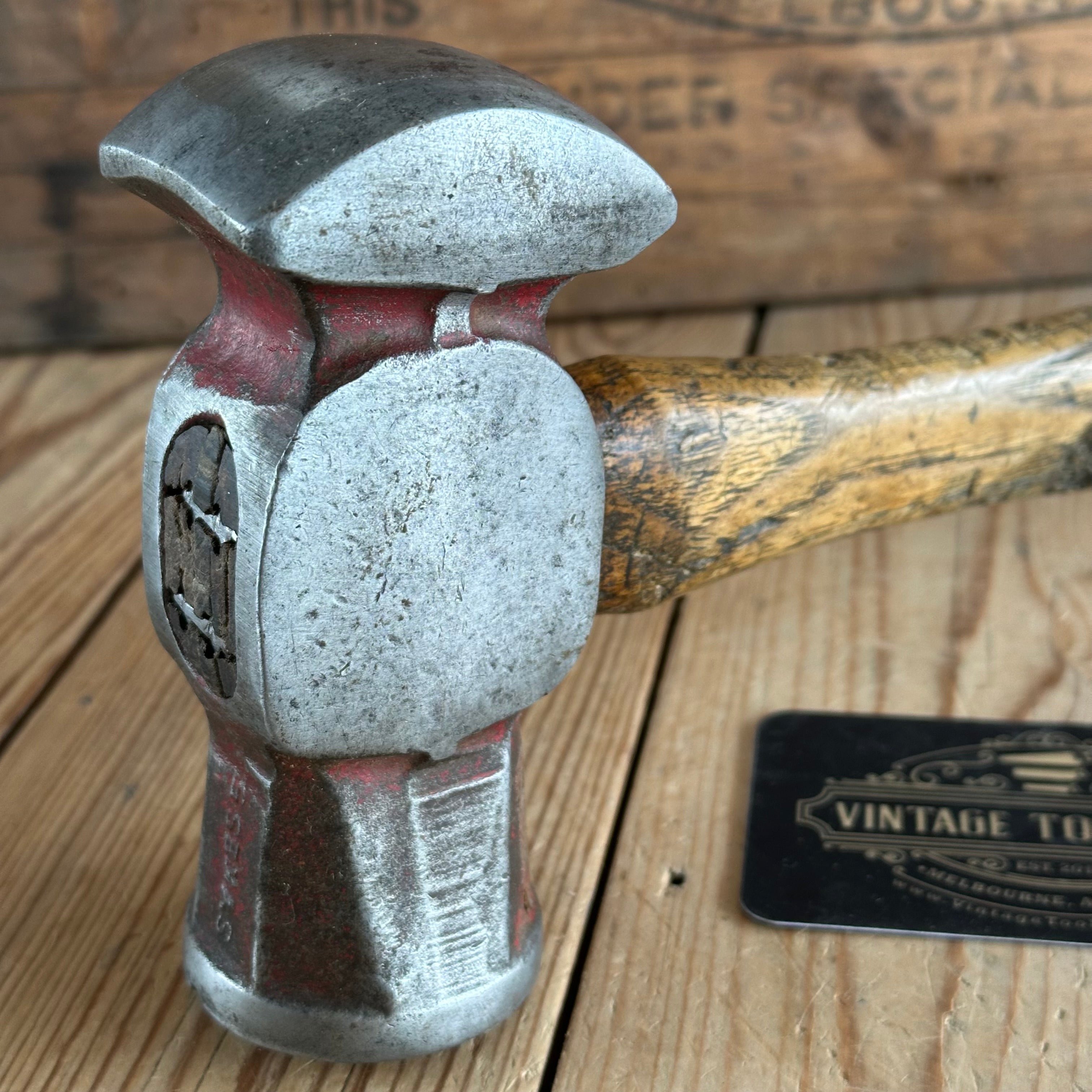 Vintage METALWORK PLANISHING HAMMER hand tool panel beating – Vintage ...