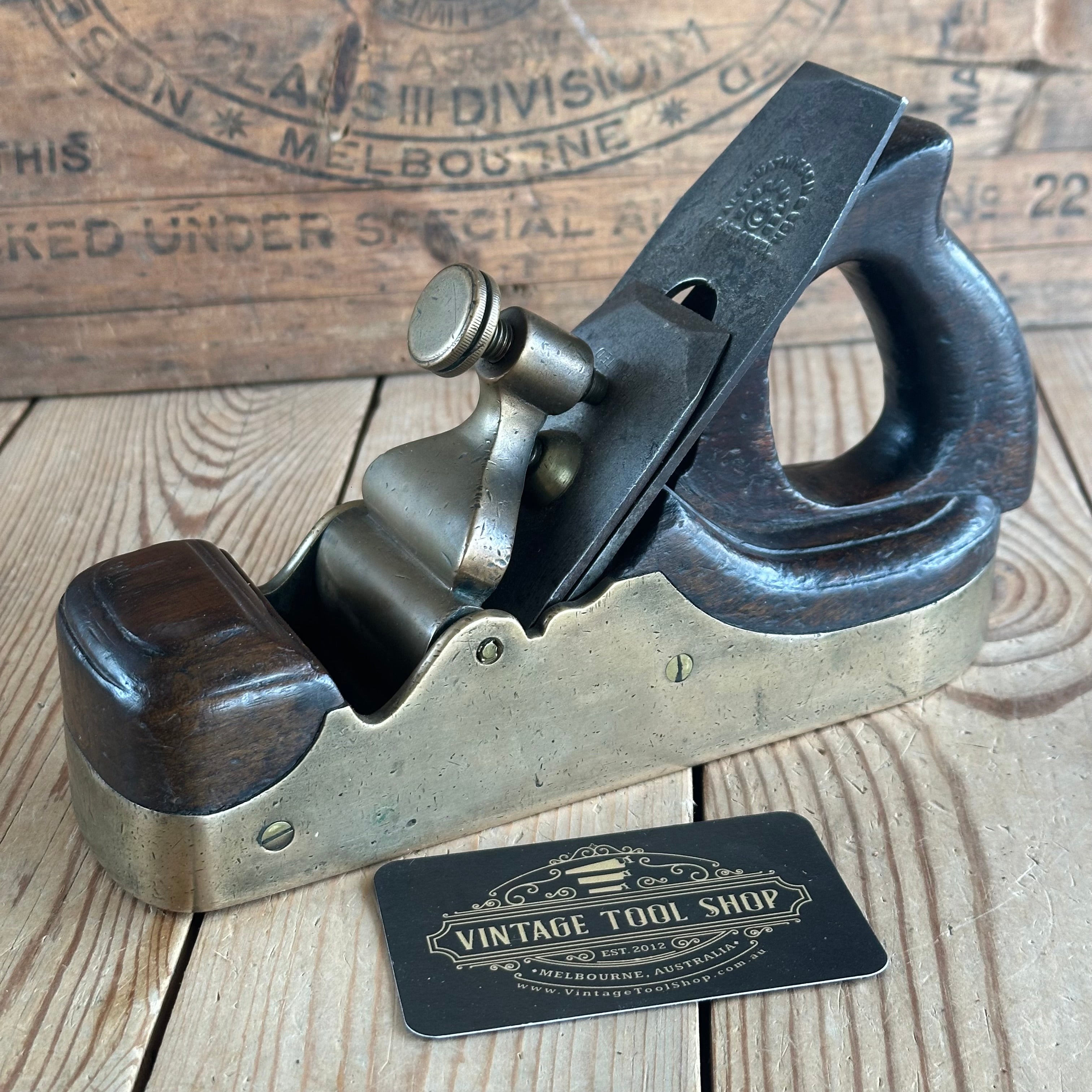 SOLD. N1632 GORGEOUS! Vintage Bronze SCOTTISH INFILL PLANE – Vintage ...