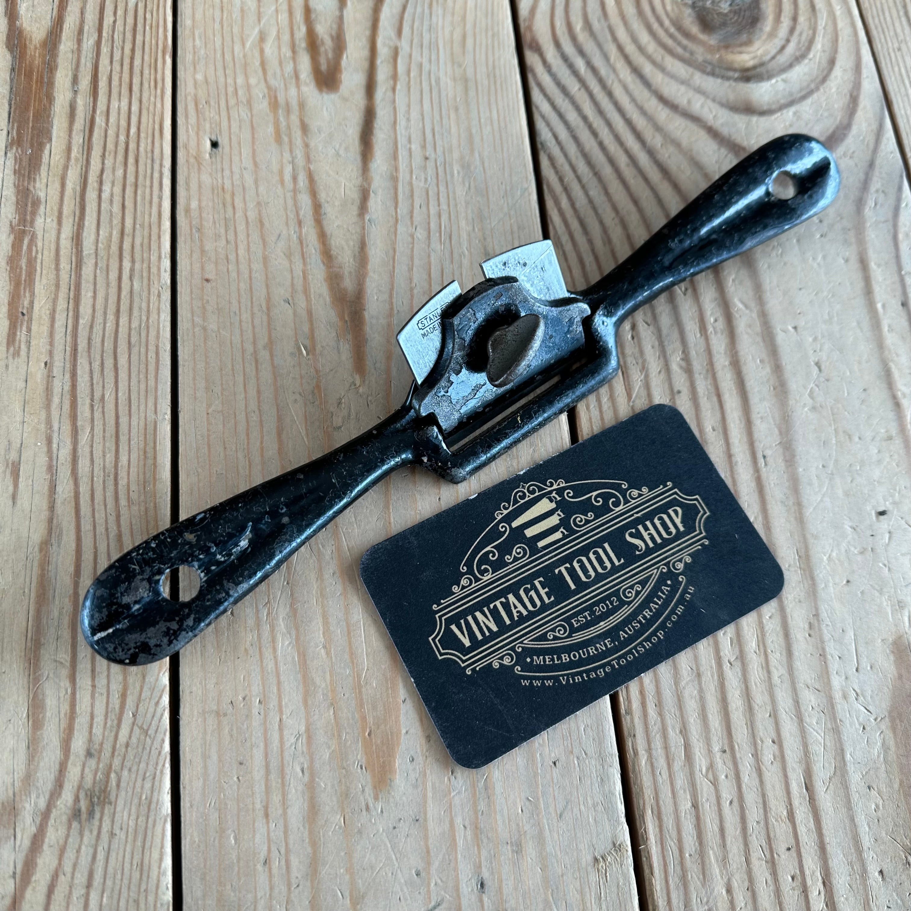 N888 Vintage STANLEY Canada No.64 Flat Base SPOKESHAVE spoke shave ...