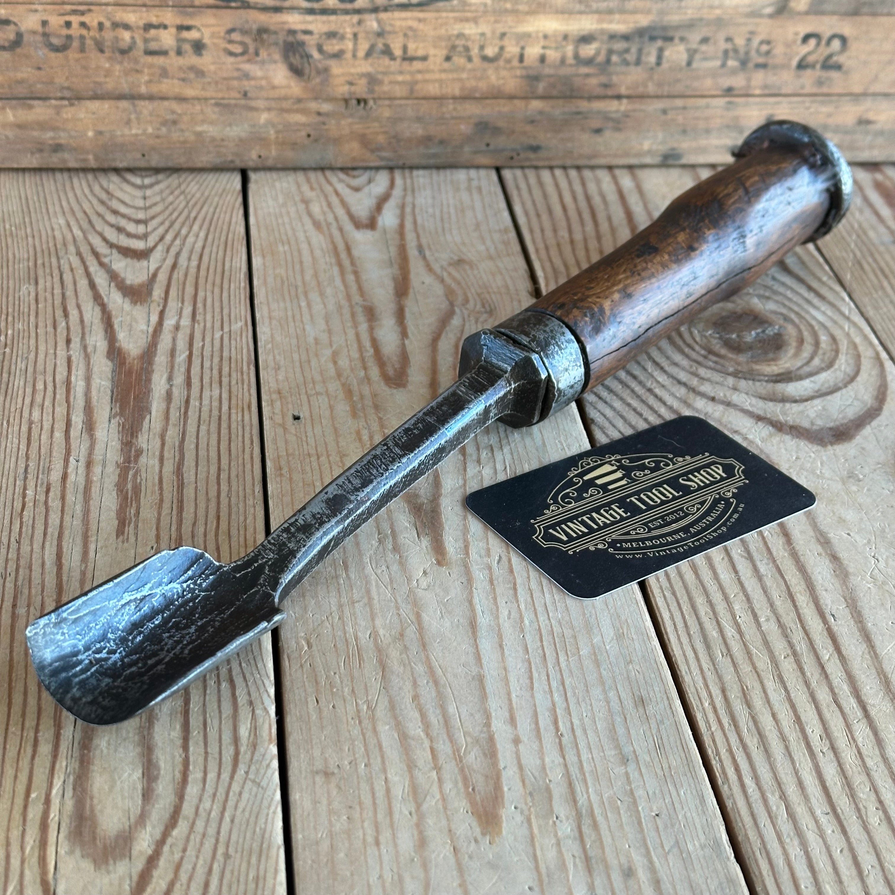 D1894 ANCIENT! Large Antique EUROPEAN GOUGE Carving CHISEL – Vintage ...