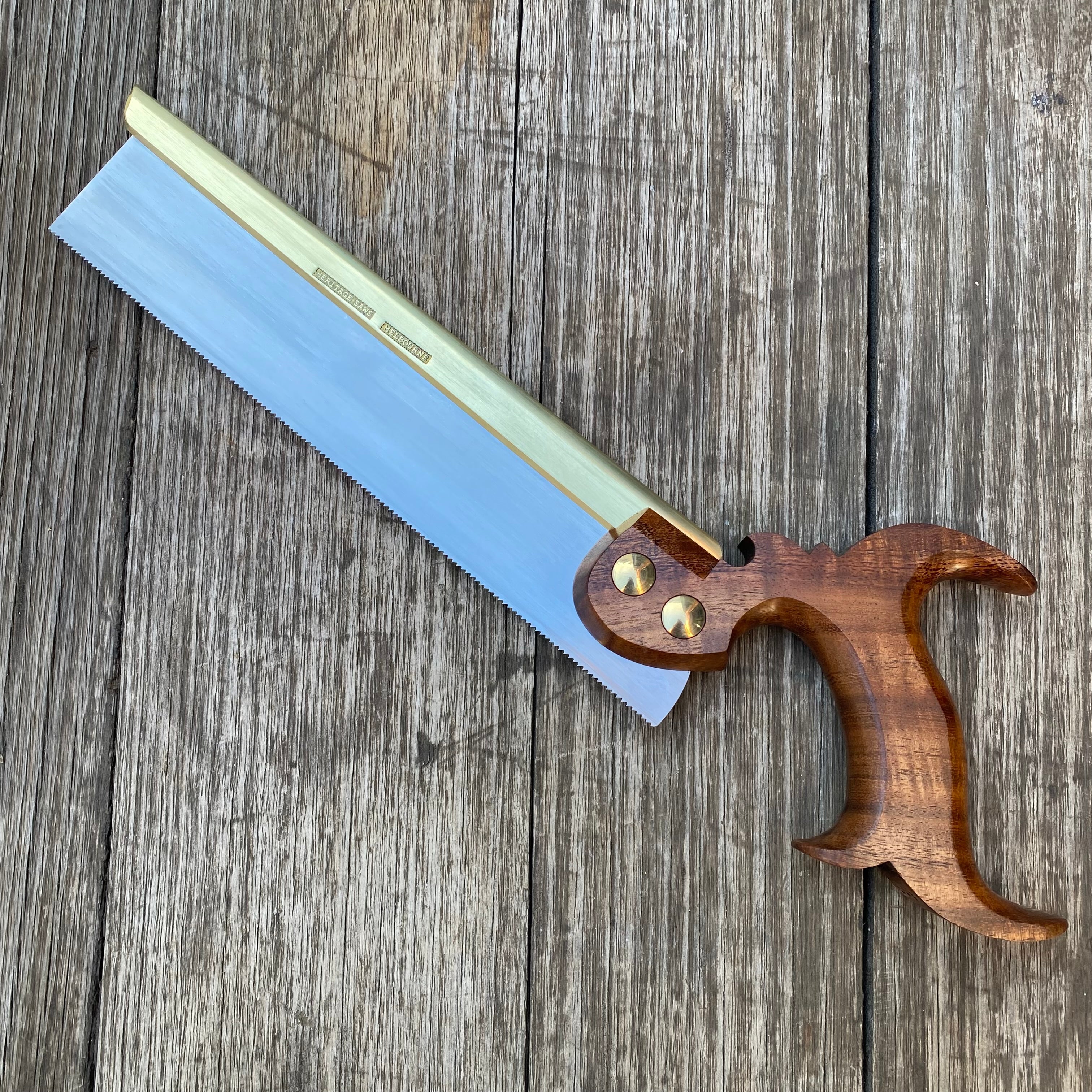 A Heritage Saws Custom FITZROY model CARCASS SAW Australian BEEFWOOD ...