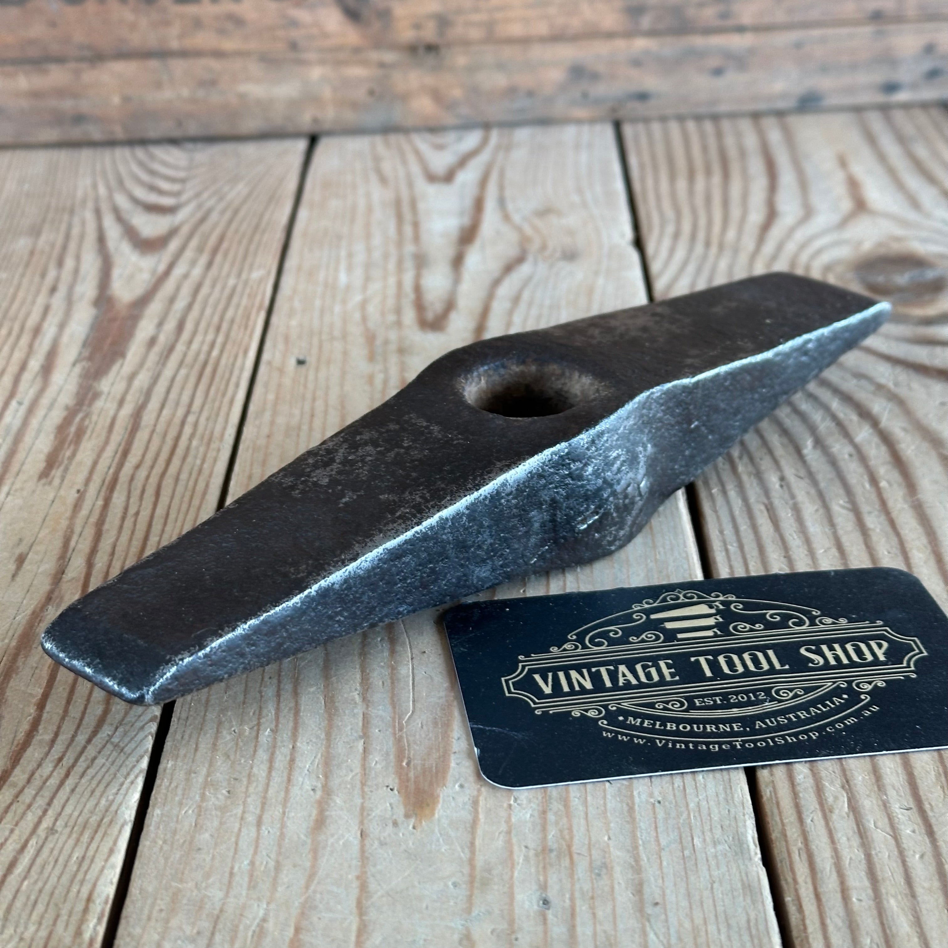 SOLD. Y1582 SCARCE! Antique French MILLSTONE Dressing rock HAMMER head ...