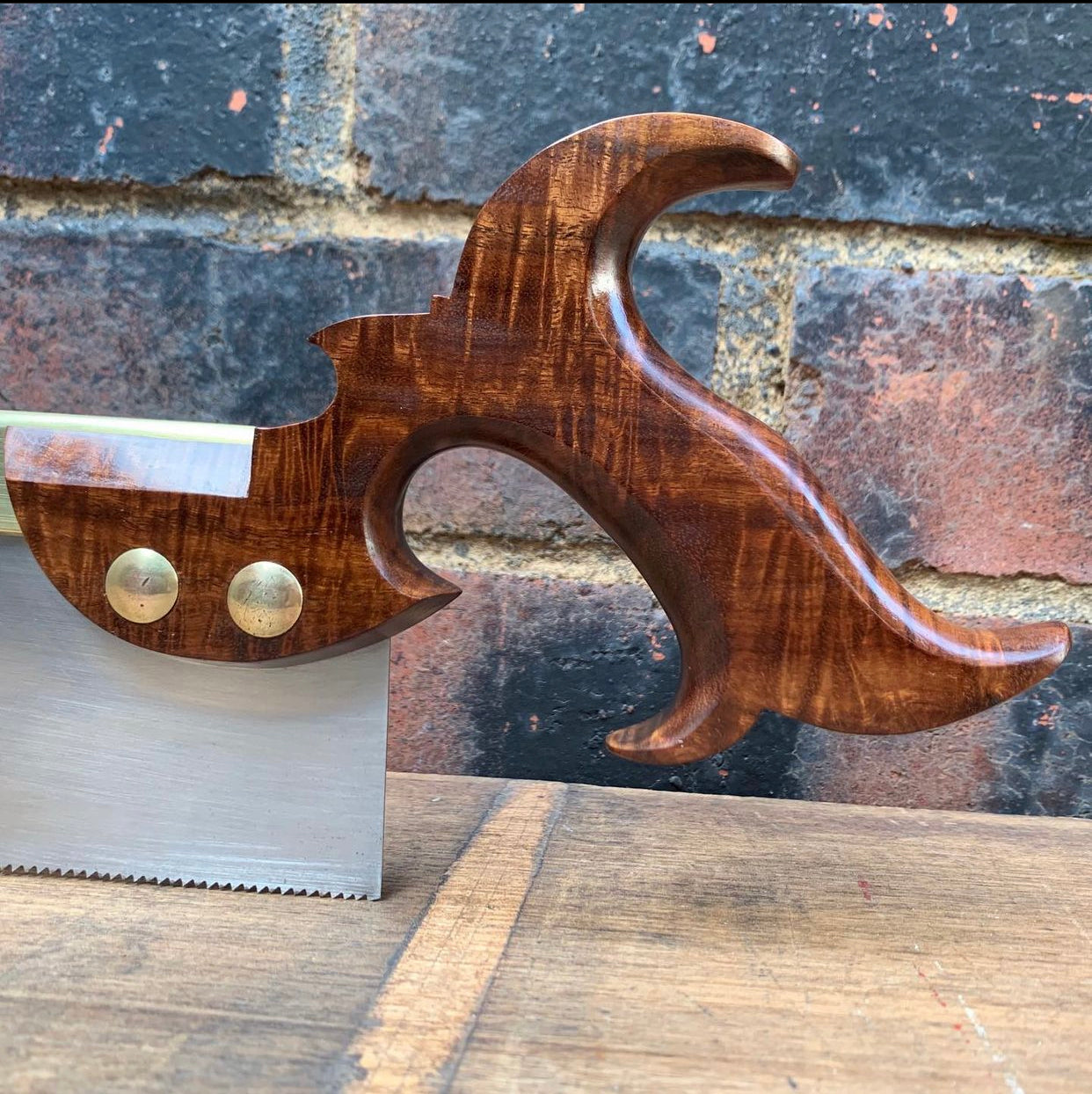 HERITAGE SAWS made in MELBOURNE hand shaped exotic timber handles ...
