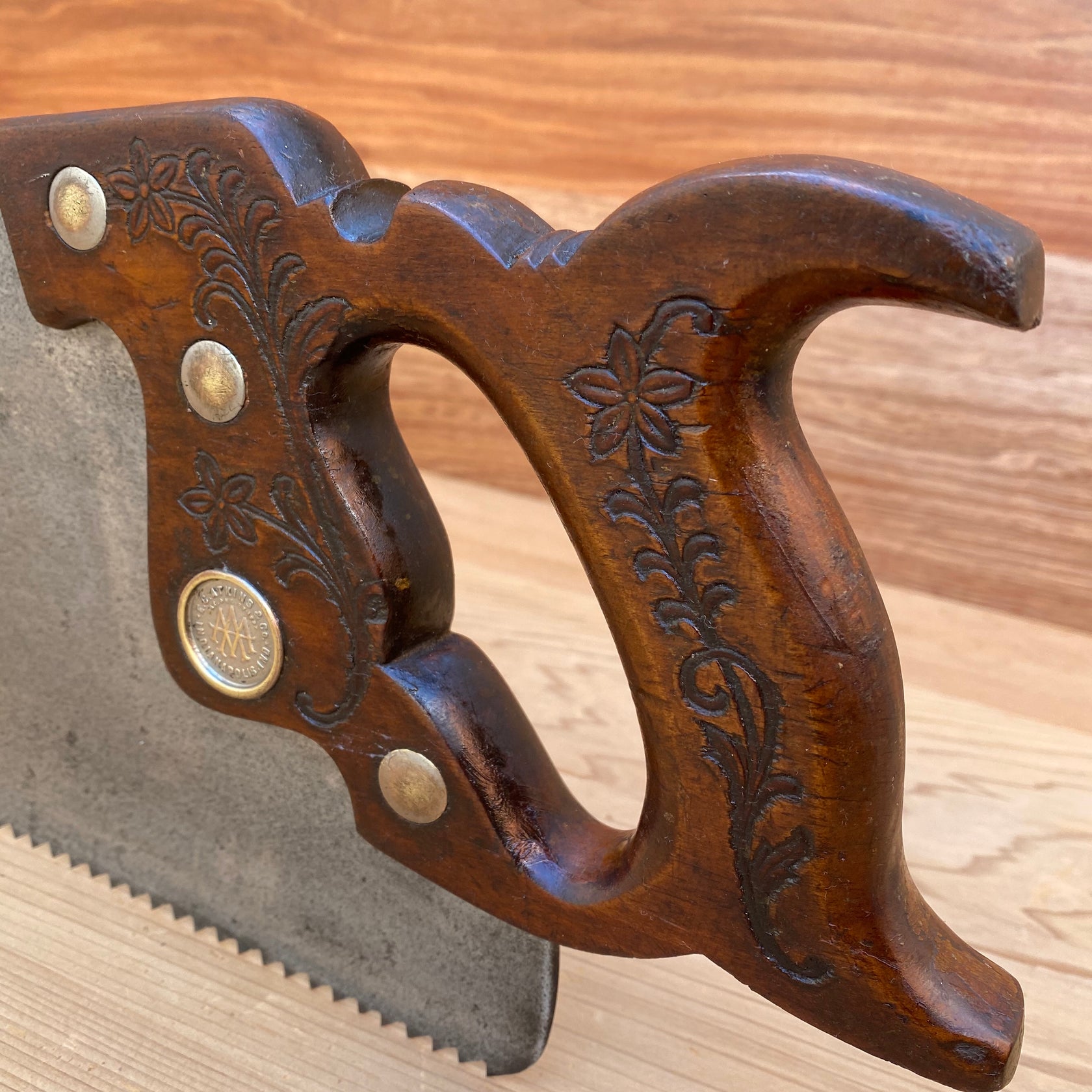 SOLD Vintage Premium Quality ATKINS No:53 hand SAW S248 – Vintage Tool ...